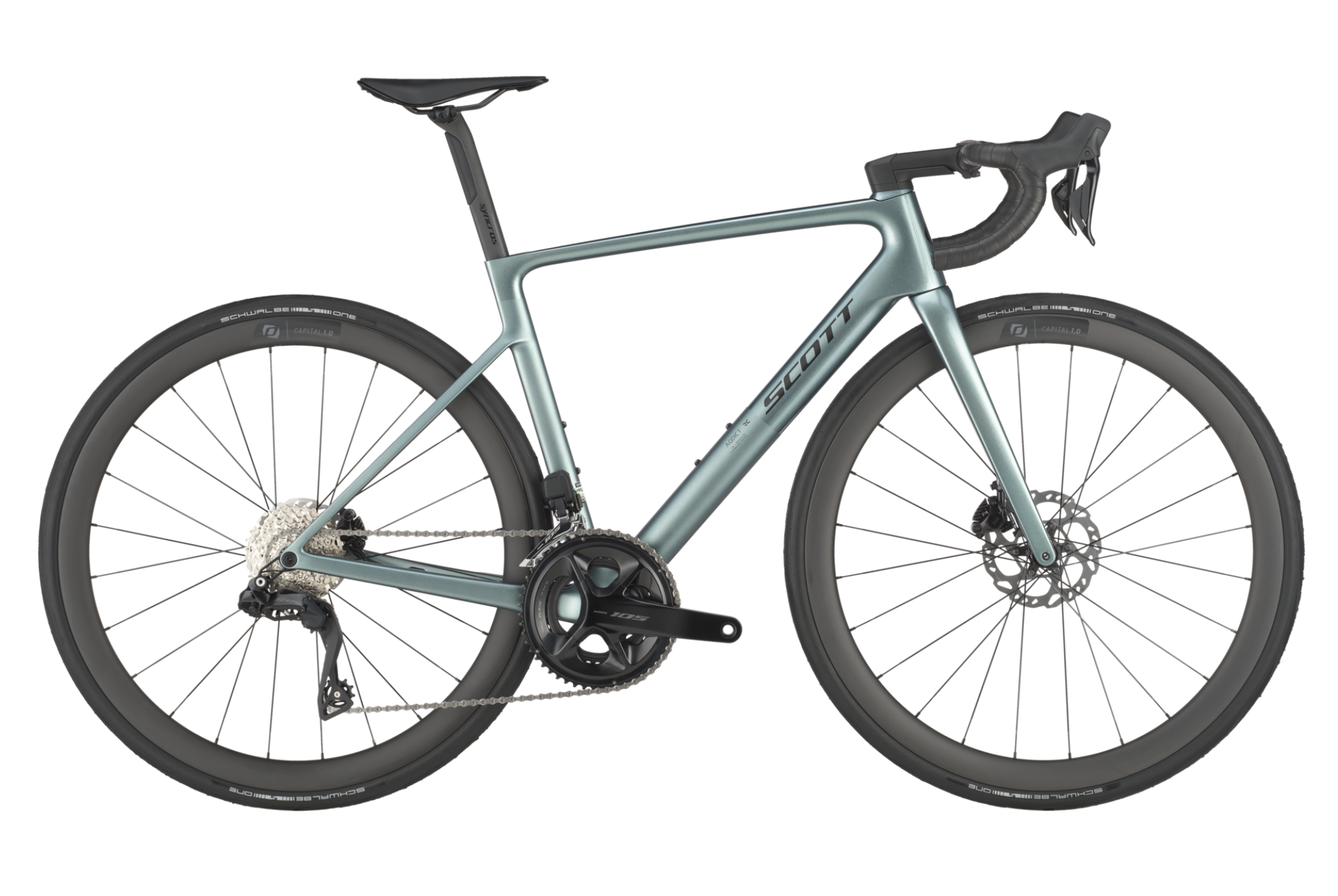 Scott Addict RC 30 Bike Whale Grey – Mackay Cycles